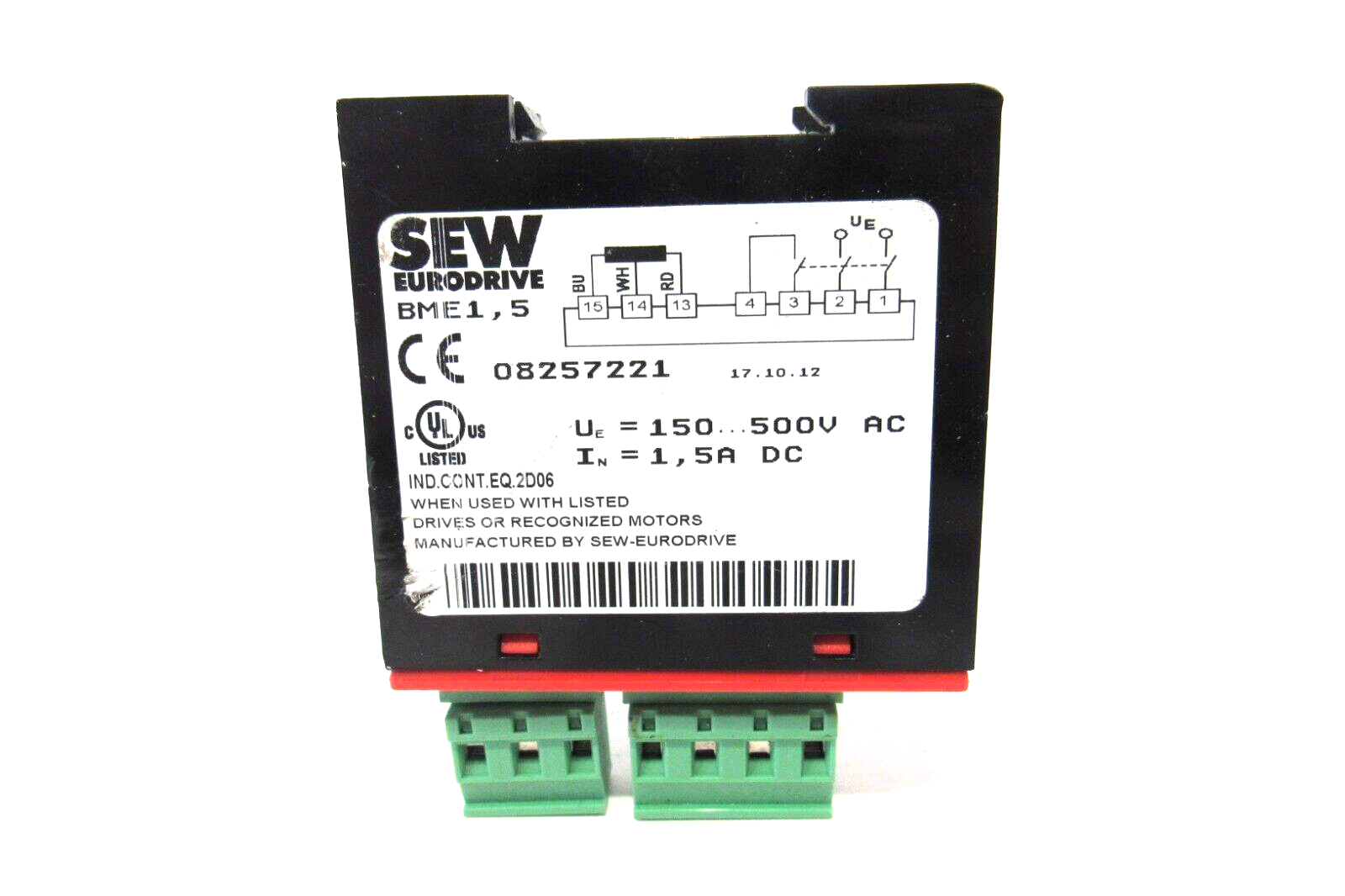 NEW SEW EURODRIVE BME1,5 BRAKE RECTIFIER BME15 - SB Industrial Supply, Inc.