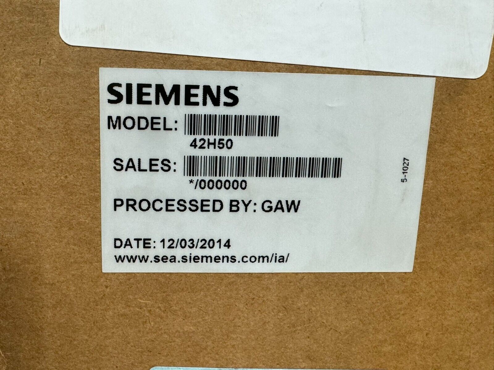 NEW SIEMENS 42H50 PRESSURE REGULATOR - SB Industrial Supply, Inc.