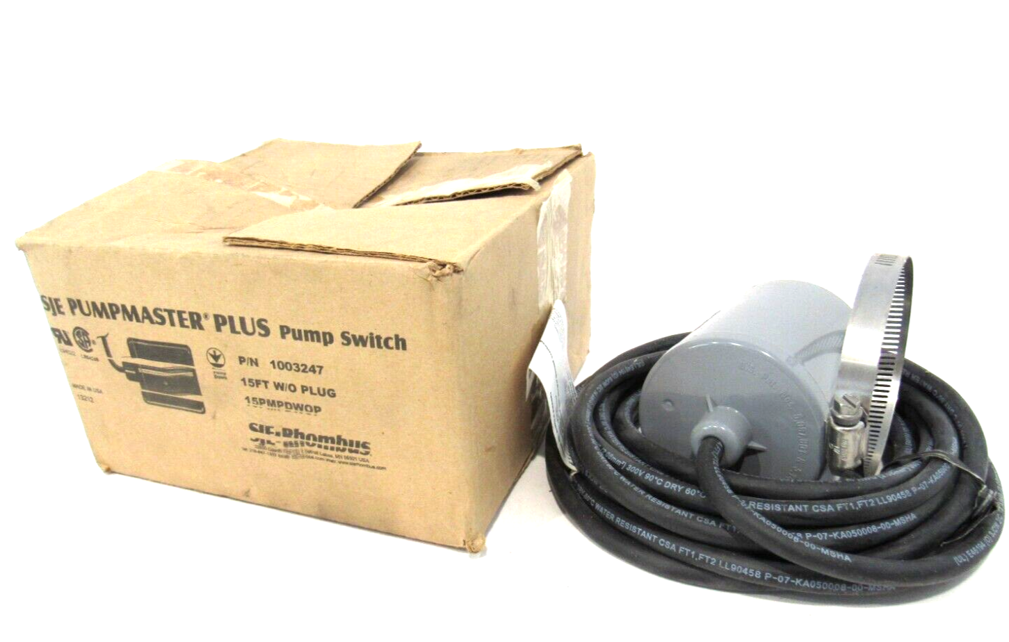 NEW SJE RHOMBUS 1003247 PUMP SWITCH - SB Industrial Supply, Inc.