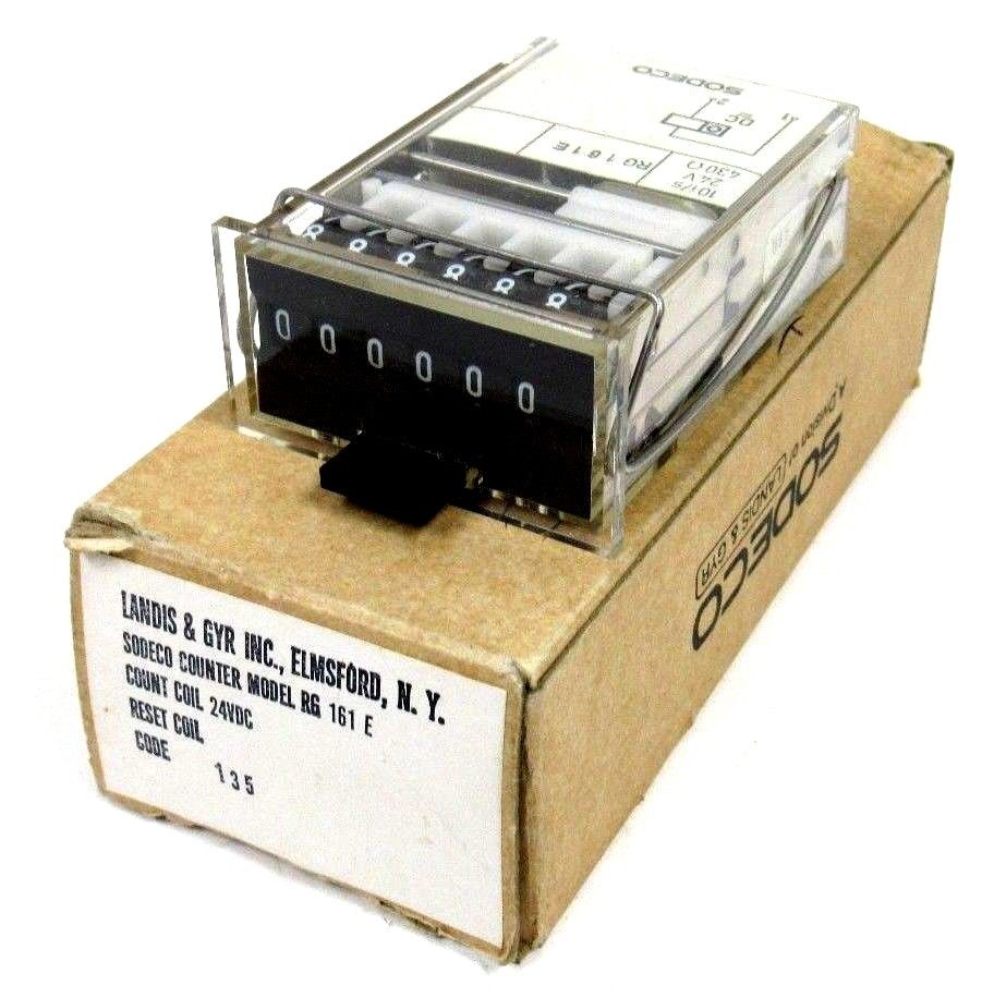 NEW SODECO RG161E COUNTER 24VDC - SB Industrial Supply, Inc.