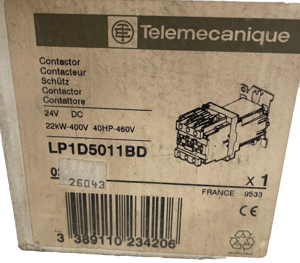 NEW TELEMECANIQUE LP1-D5011 CONTACTOR LP1D5011BD - SB Industrial Supply ...