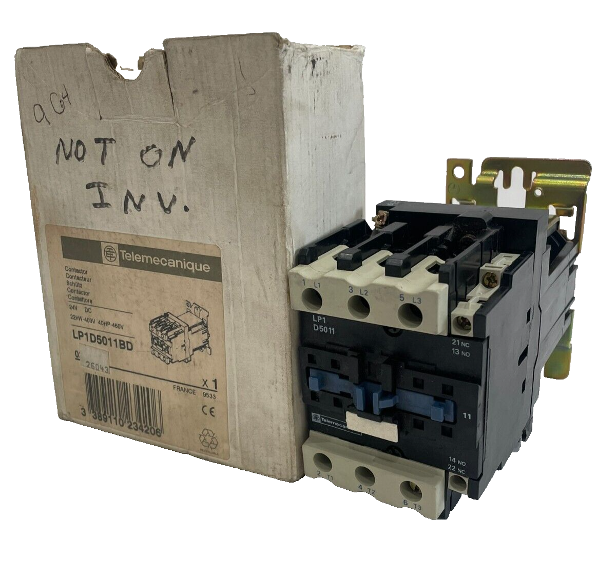 NEW TELEMECANIQUE LP1-D5011 CONTACTOR LP1D5011BD - SB Industrial Supply ...