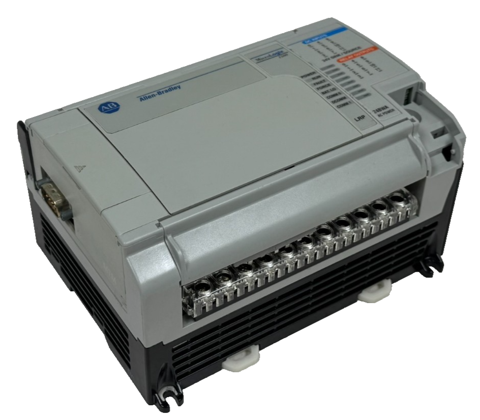 USED ALLEN BRADLEY 1764-24BWA MICROLOGIX 1500 BASE UNIT W/ 1764-LRP ...