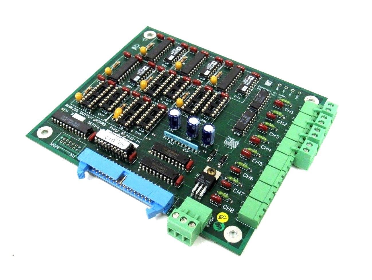 USED BAY CONTROLS 7010-14 ANALOG OUTPUT BOARD REV B 701014 - SB ...