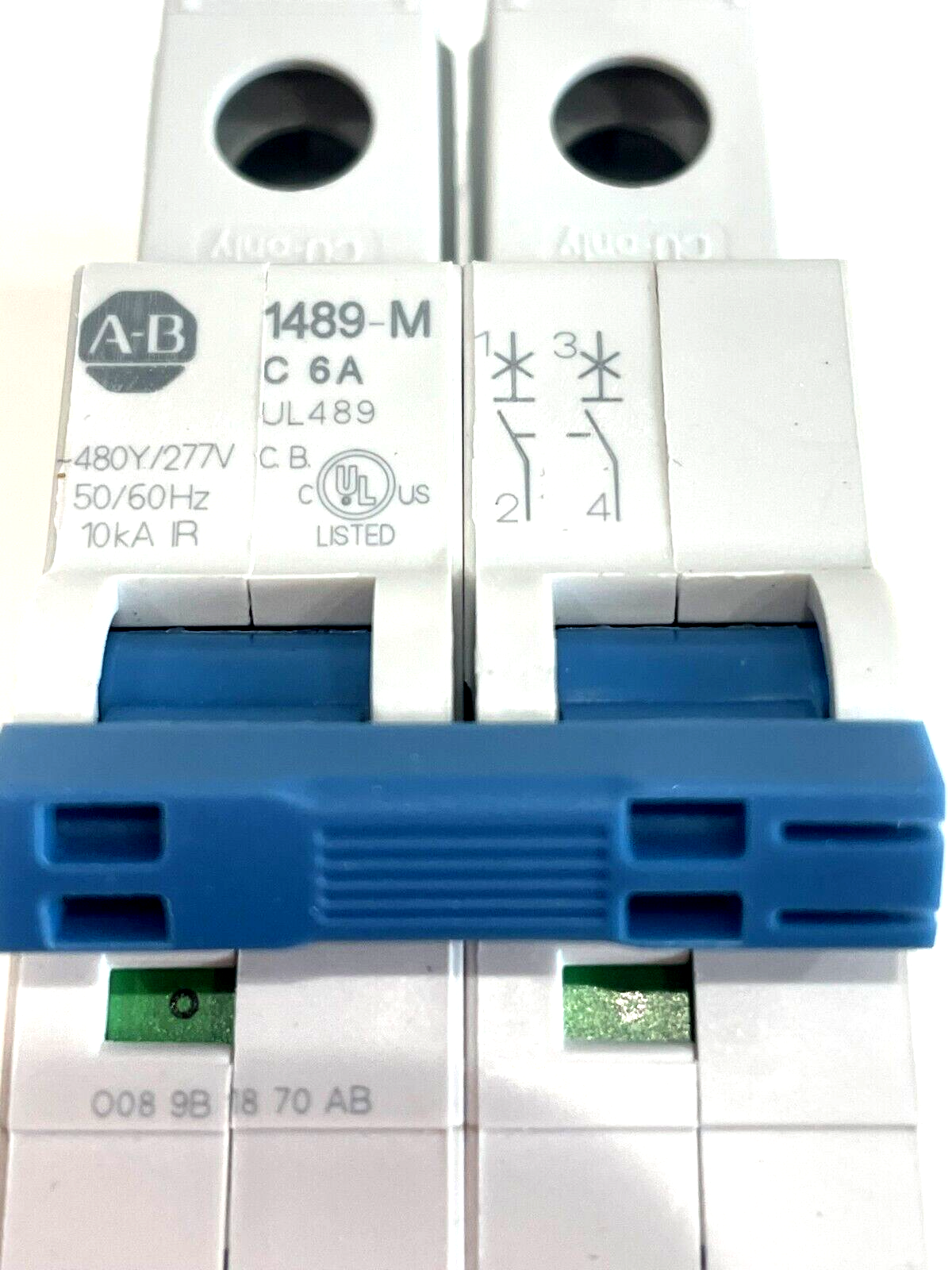 A / B 1489-M2C060 CIRCUIT BREAKER SER. D 1489M2C060 NEW, SURPLUS - SB ...