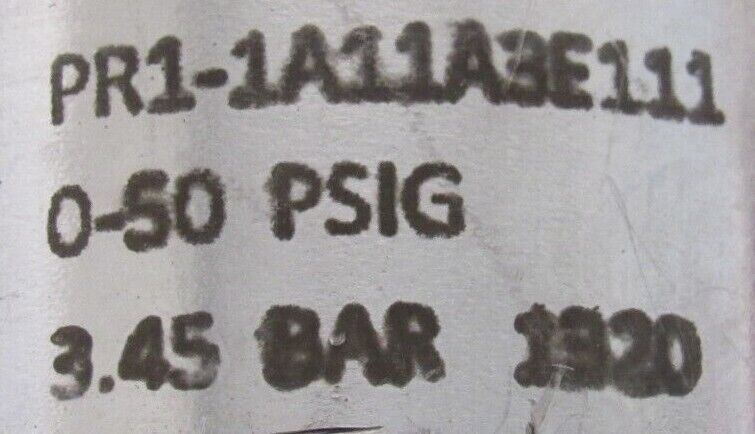 NEW GO REGULATOR PR1-1A11A3E111 PRESSURE REDUCING REGULATOR ...