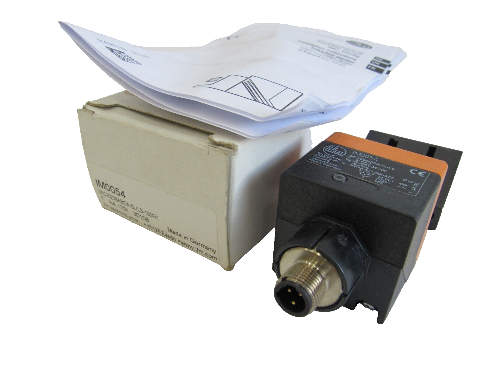 NEW IFM EFECTOR IMC2020BABOA/SL/LS-100FK-IM0054 INDUCTIVE SENSOR - SB ...