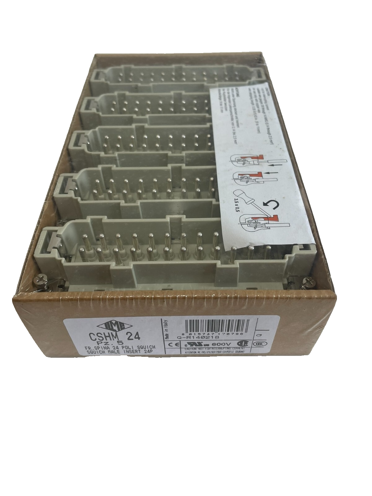 NEW ILME CSHM-24 CONNECTOR INSERTS BOX OF 5 600V CSHM24 - SB Industrial ...
