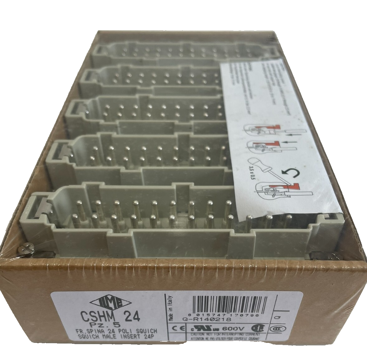 NEW ILME CSHM-24 CONNECTOR INSERTS BOX OF 5 600V CSHM24 - SB Industrial ...