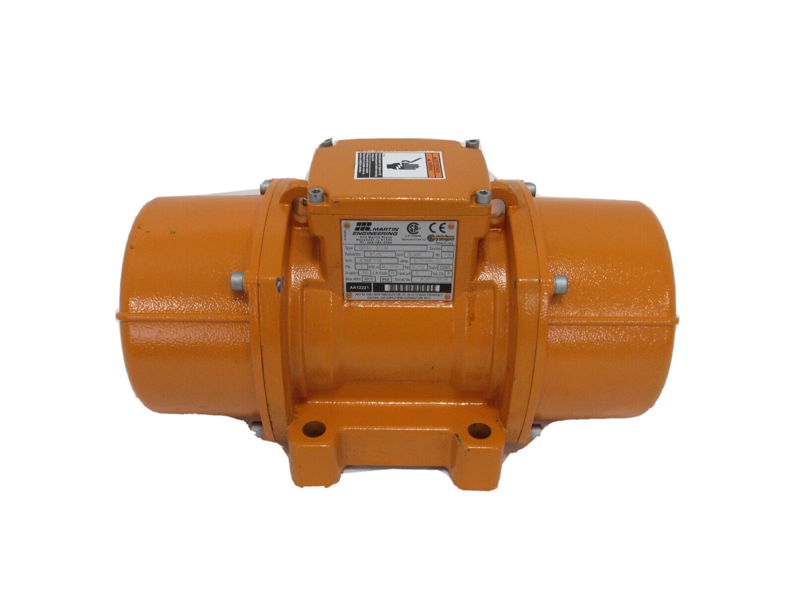 NEW MARTIN ENGINEERING CD18-1680 INDUSTRIAL VIBRATOR .67HP 230/460V ...