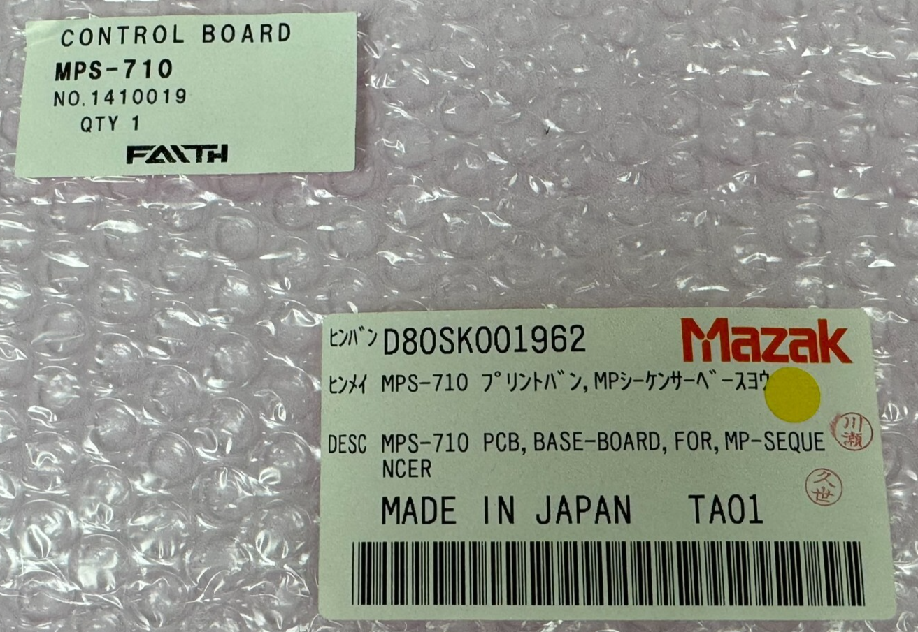 NEW MAZAK D80SK00203A PCB ASSY MPS-500MB ( MPS-710 (510) + 520M+530M) - SB Industrial Supply, Inc.