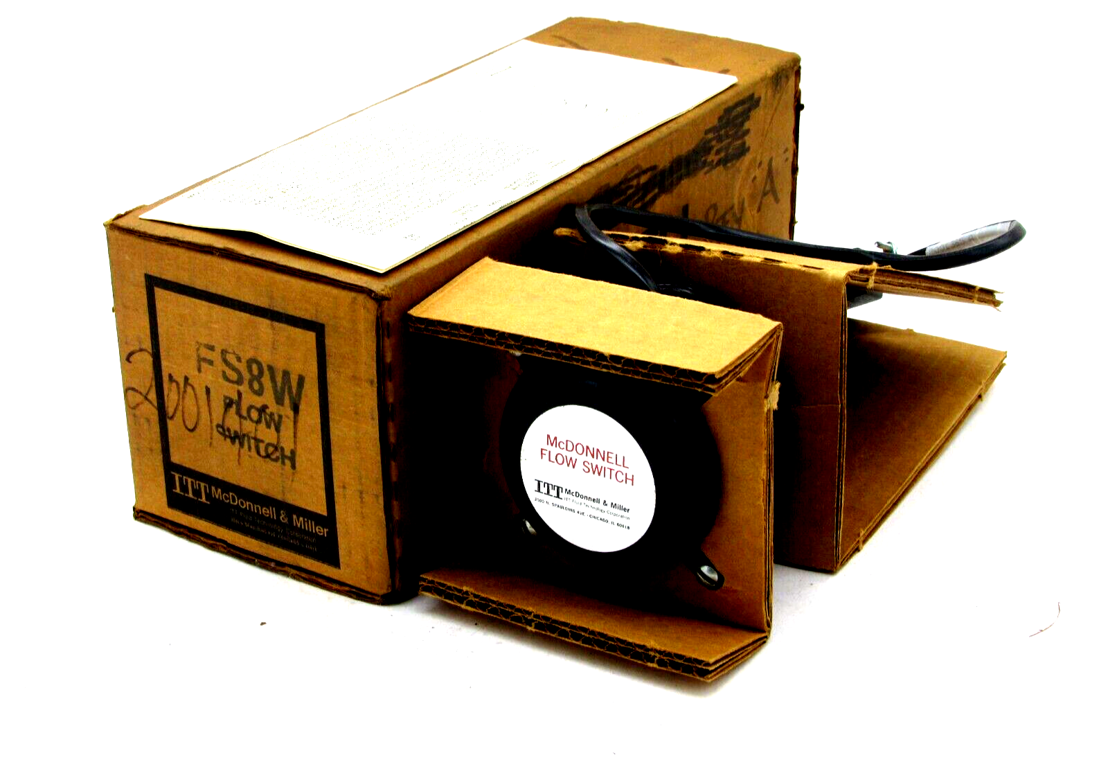 NEW MCDONNELL AND MILLER FS8-W FLOW SWITCH FS8W - SB Industrial Supply ...