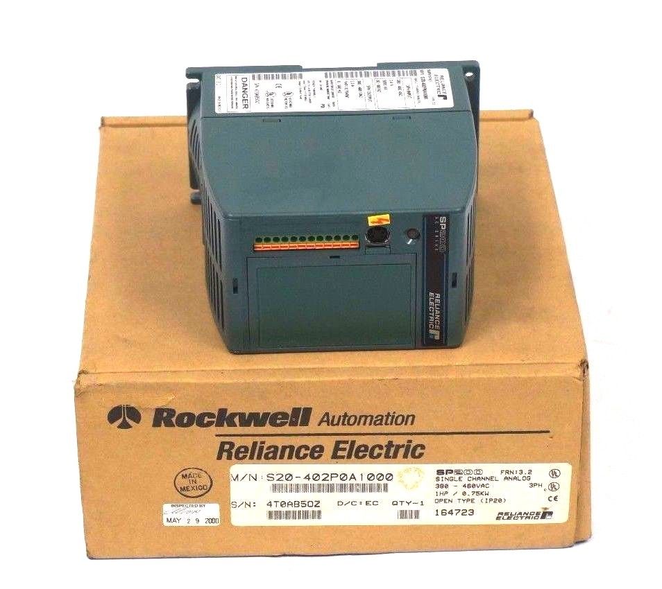 NEW RELIANCE ELECTRIC S20-402P0A1000 AC DRIVE SP200 S20402P0A1000 - SB ...