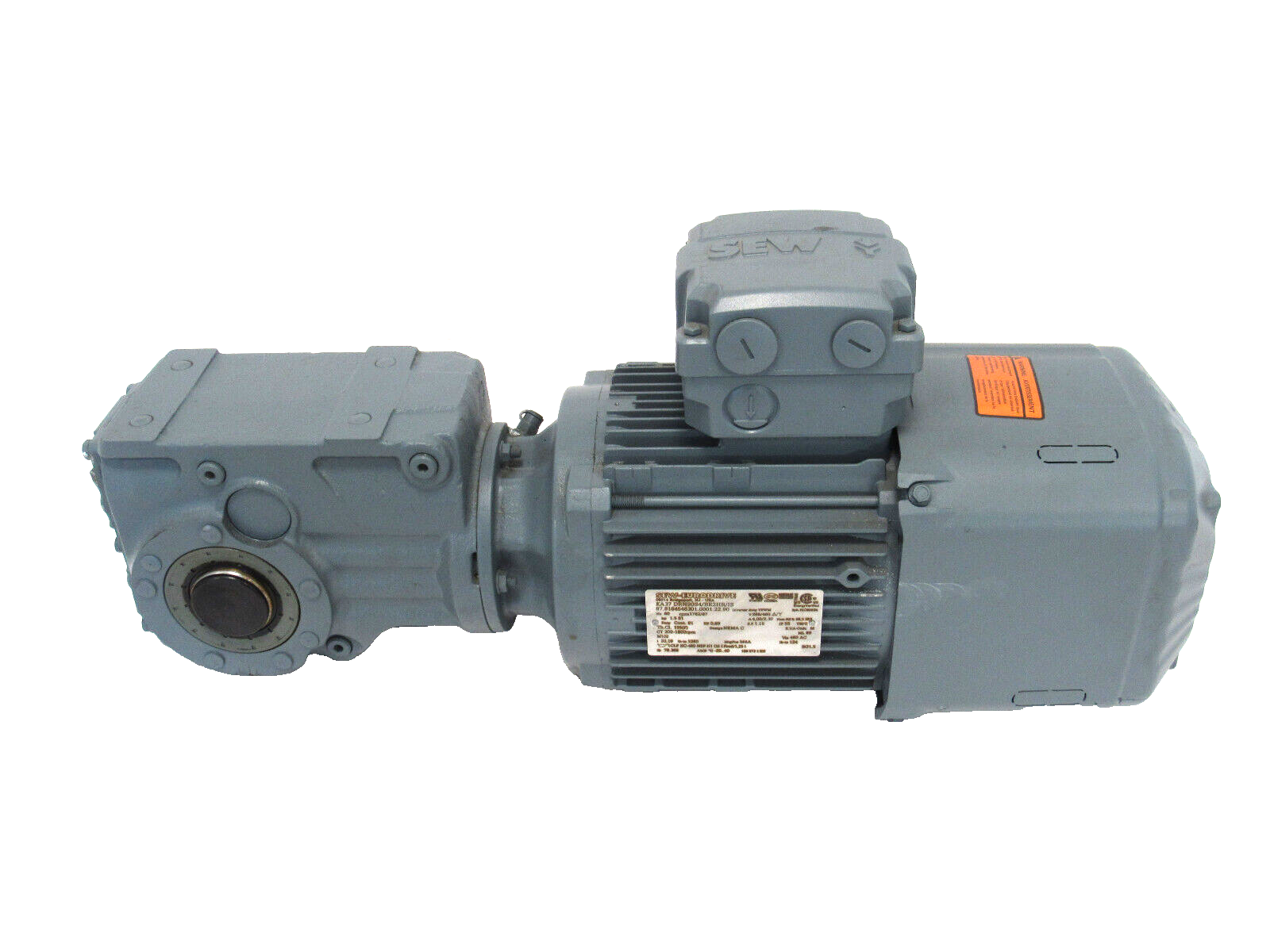 NEW SEW EURODRIVE KA37 DRN90S4/BE2HR/IS GEARMOTOR 20.19 ...