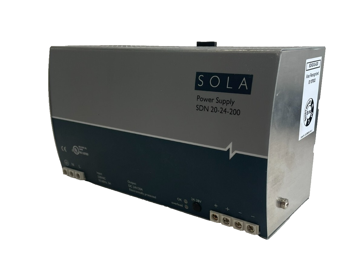 NEW SOLA SDN-20-24-200 POWER SUPPLY SDN 2024200 - SB Industrial Supply ...
