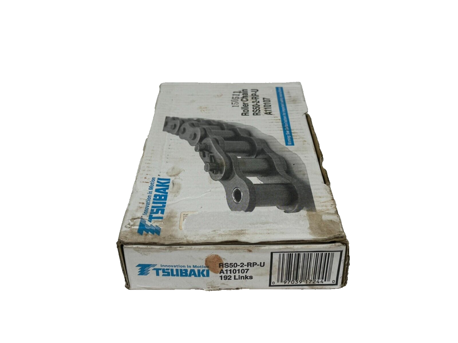 NEW TSUBAKI RS50-2-RP-U ROLLER CHAIN 10FT. 192-LINKS - SB Industrial ...