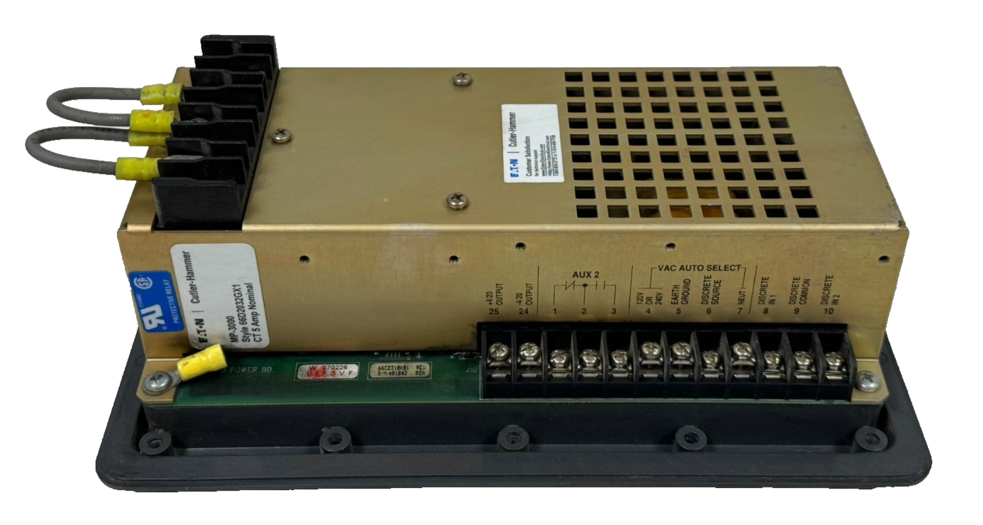 USED EATON MP-3000 SAFETY RELAY 66D2032GX1 5A MP3000 - SB Industrial ...