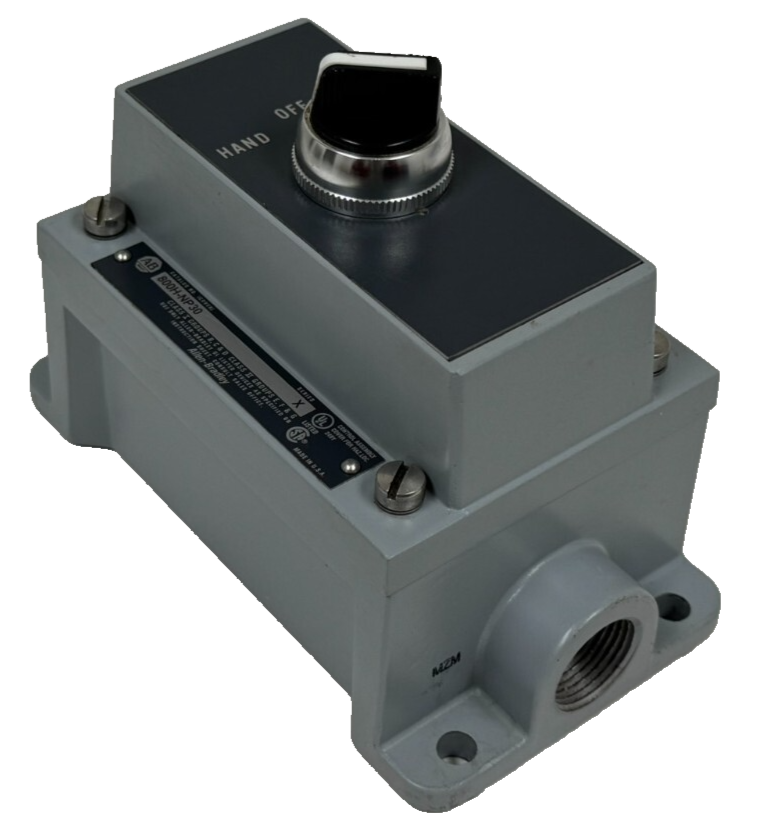 ALLEN BRADLEY 800H-R3HA7 PUSHBUTTON STATION SER. X PRE-OWNED UNUSED ...