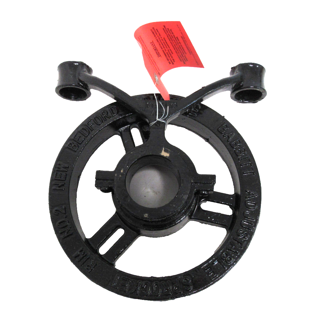 NEW BABBITT SIZE 2" ADJUSTABLE SPROCKET RIM W/ CHAIN GUIDE 7-3/4" TO 9 ...