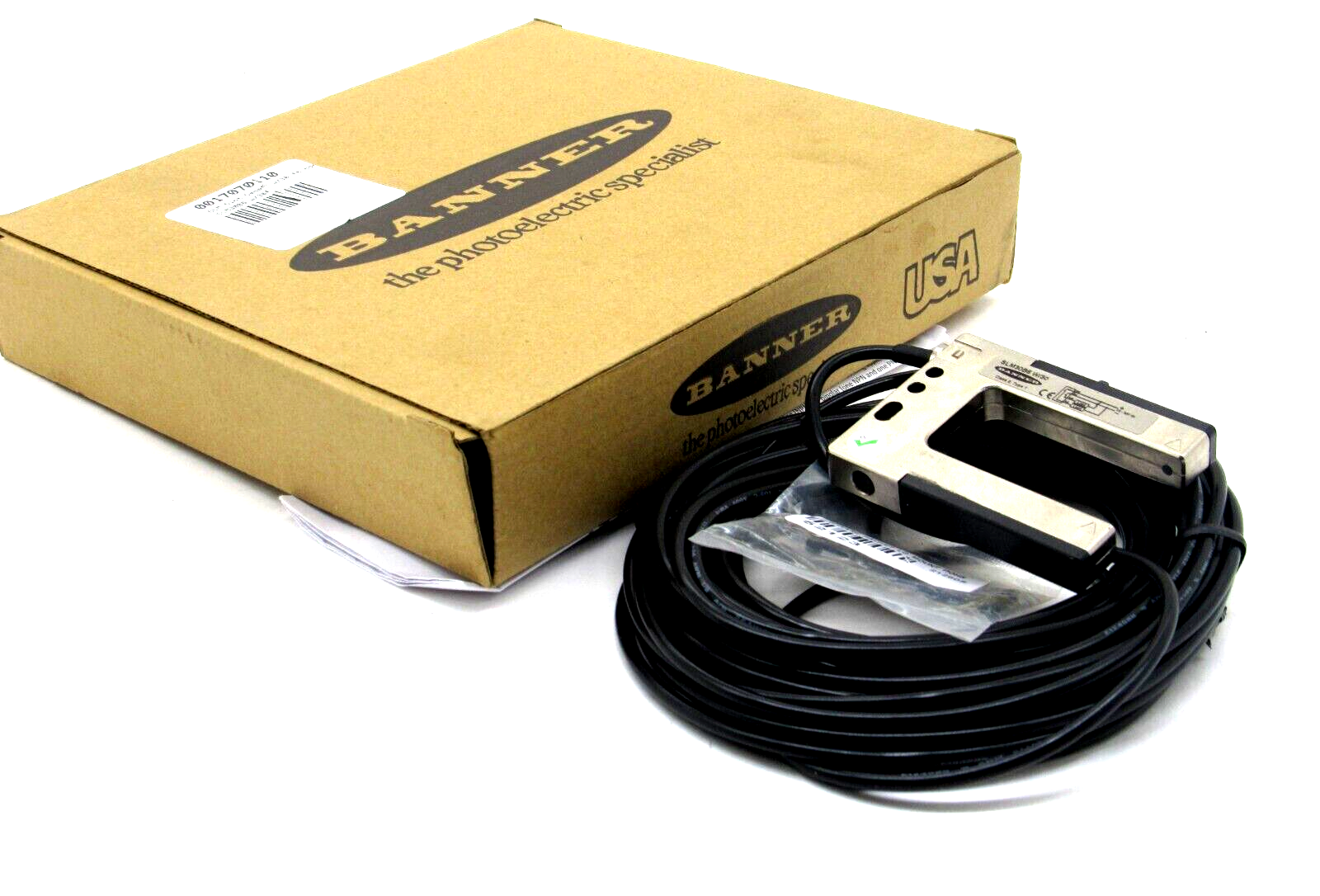 NEW BANNER SLM30B6 W/30 SLOT SENSOR 30 FT 75015 SLM30B6W30 - SB ...