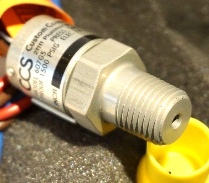 NEW CUSTOM CONTROL SENSORS 607G5 PRESSURE SWITCH - SB Industrial Supply ...