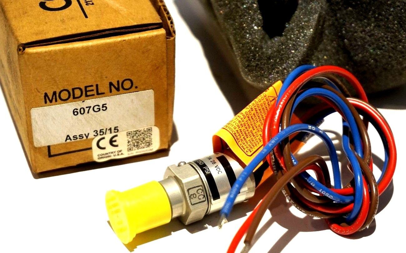 NEW CUSTOM CONTROL SENSORS 607G5 PRESSURE SWITCH - SB Industrial Supply ...