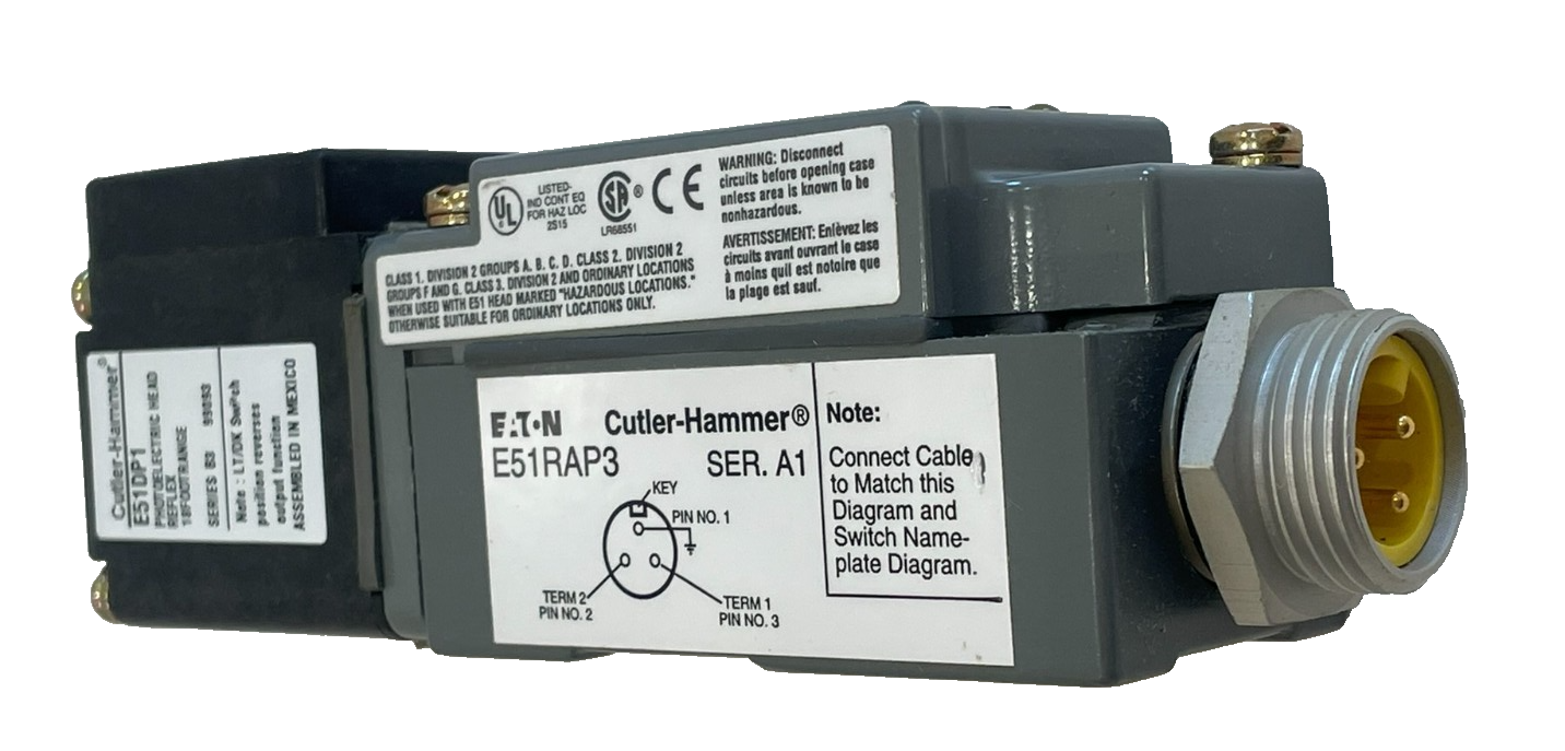 NEW CUTLER HAMMER E51SAL PROXIMITY SWITHCH E51BLP1P3, E51RAP3 ,E51DP1 ...