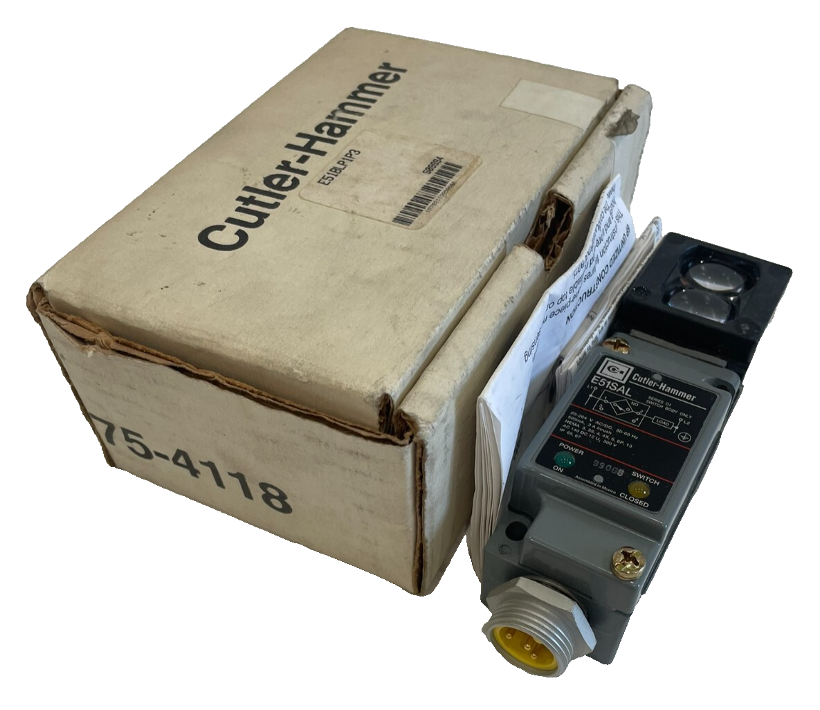 NEW CUTLER HAMMER E51SAL PROXIMITY SWITHCH E51BLP1P3, E51RAP3 ,E51DP1 ...