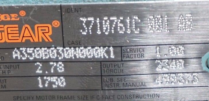 NEW DODGE TIGEAR 6042486 A350B030N000K1 REDUCER - SB Industrial Supply ...