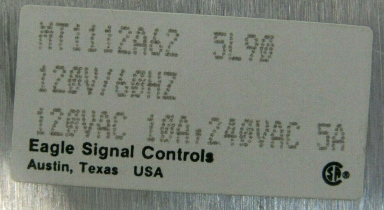 NEW EAGLE SIGNAL CONTROLS MT1112A62 ELECTRIC STEPSWITCH 120V - SB ...