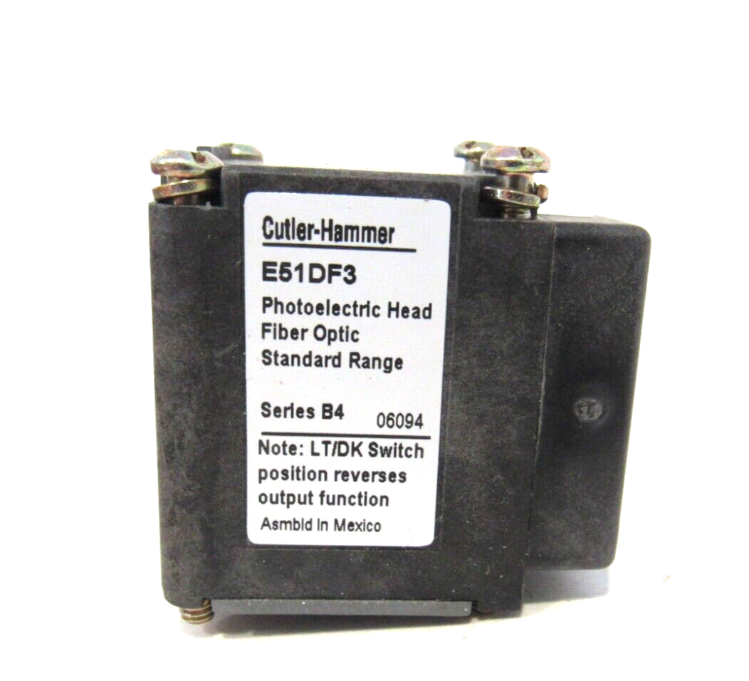 NEW EATON CUTLER HAMMER E51DF3 PHOTOELECTRIC HEAD - SB Industrial ...
