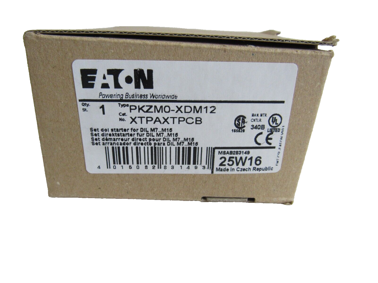 NEW EATON PKZMO-XDM12 CIRCUIT BREAKER TRIP PKZMOXDM12 - SB Industrial ...