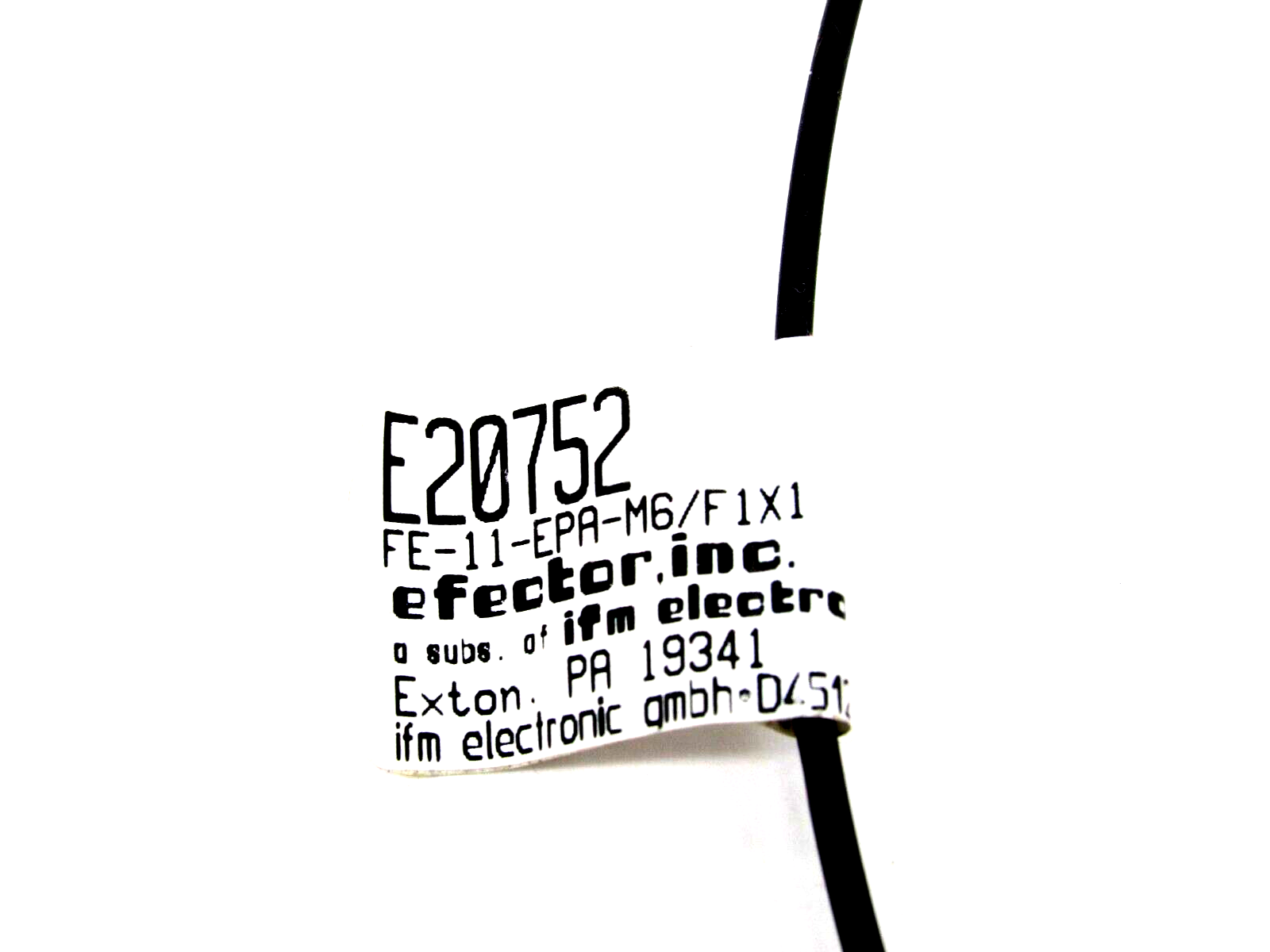 NEW EFECTOR IFM E20752 THROUGH-BEAM SENSOR FE-11-EPA-M6/F1X1 - SB ...