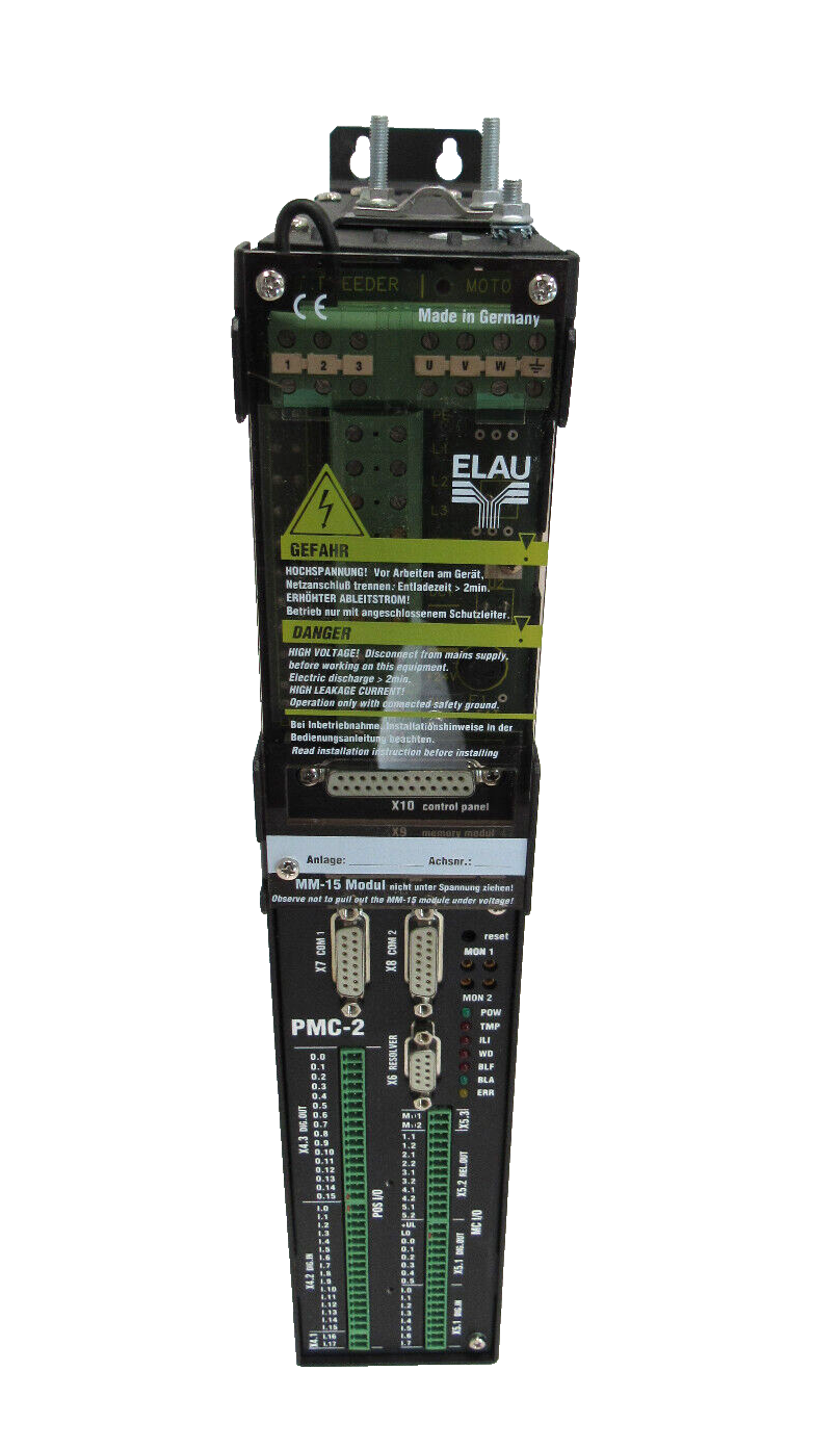 NEW ELAU PMC-2/11/08/000/01/00/01/00/00 SERVO DRIVE 13130225-008 - SB ...