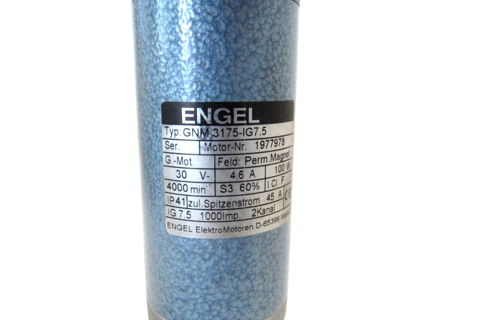 NEW ENGEL GNM 3175-IG7.5 SERVO MOTOR GNM3175IG75 - SB Industrial Supply ...