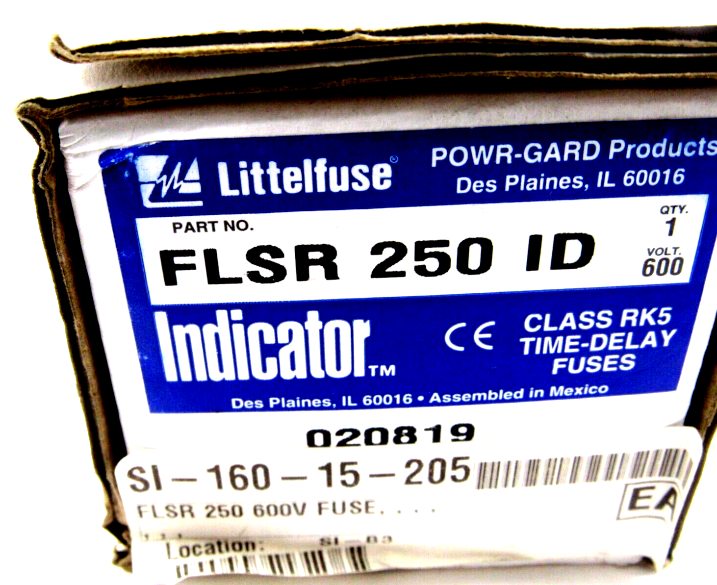 NEW LITTELFUSE FLSR-250-ID RK5 TIME DELAY FUSE FLSR250ID - SB ...