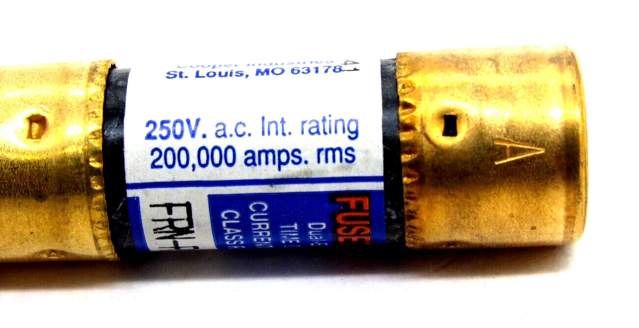 NEW LOT OF 5 FUSETRON FRN-R-10 FUSES 250 V FRNR10 - SB Industrial ...