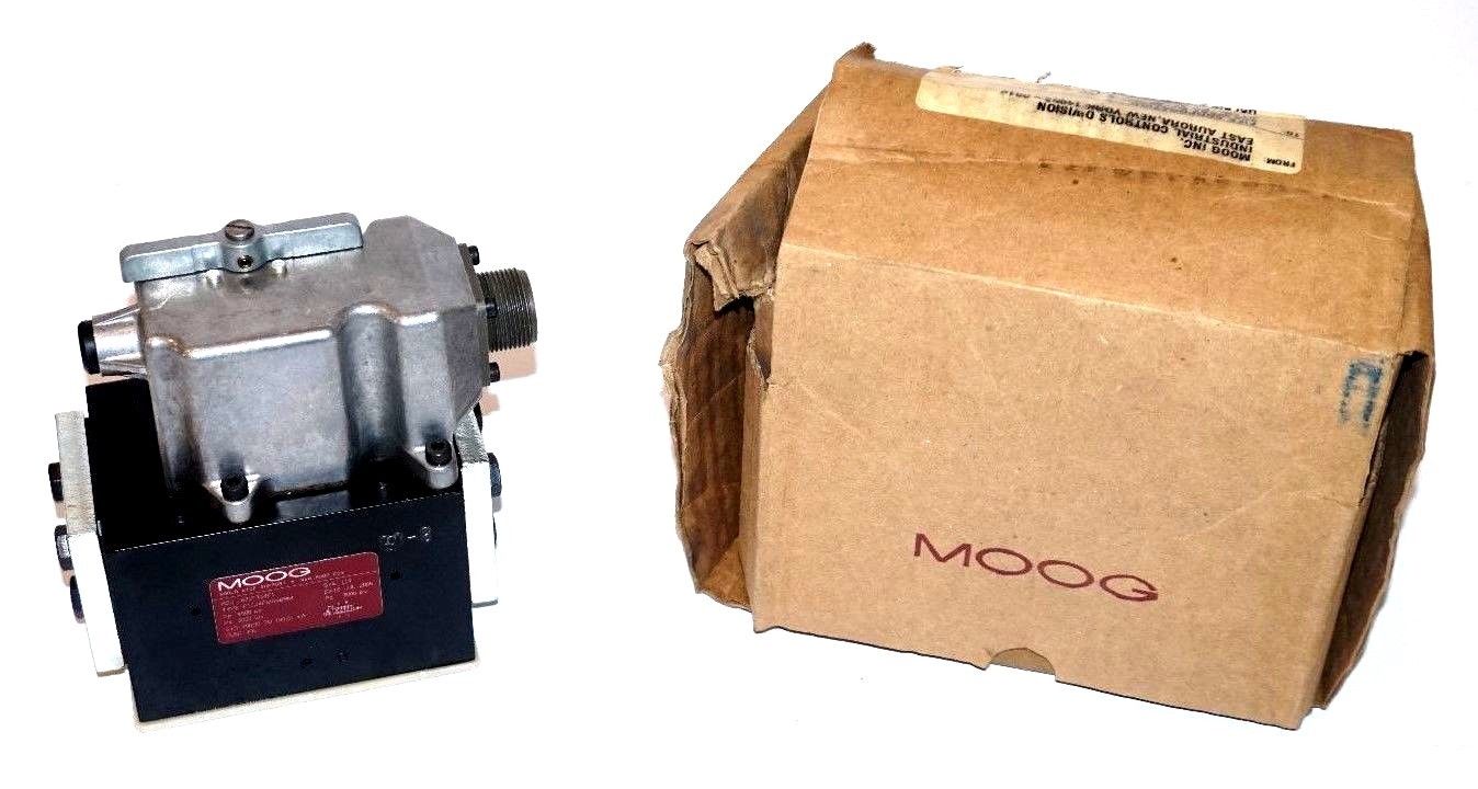 NEW MOOG 631F734F1 SERVO VALVE TYPE P10JXFM4VBRM 4500 PSI - SB ...