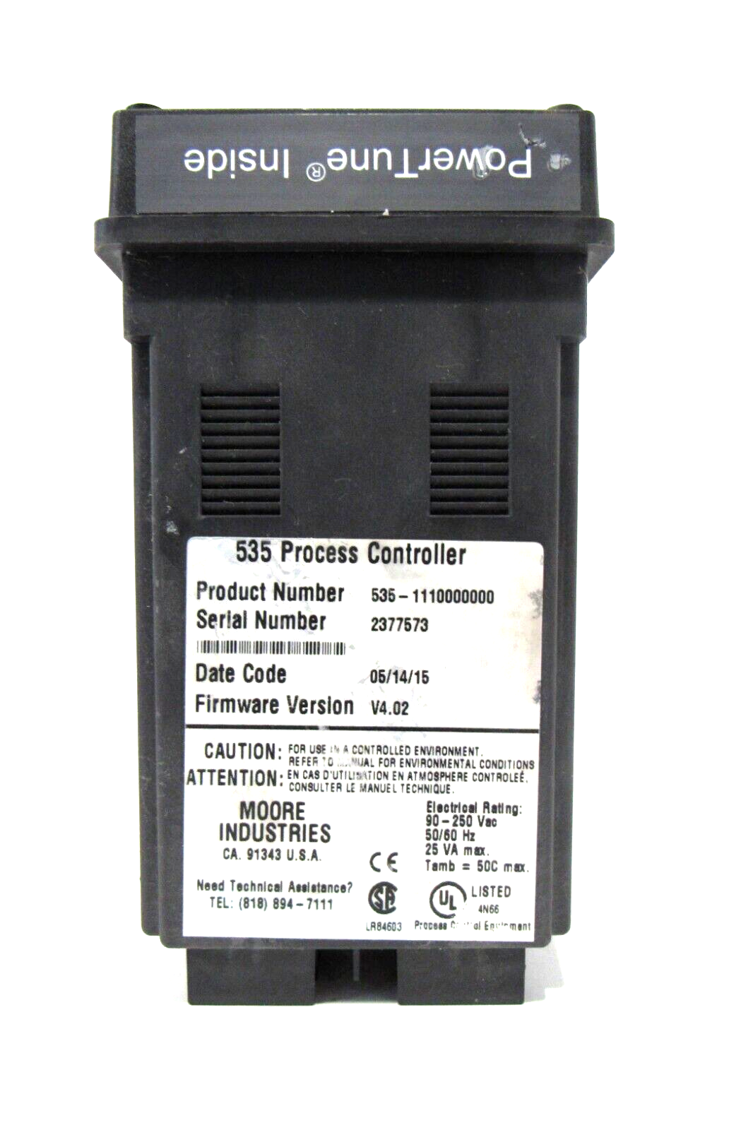 NEW MOORE INDUSTRIES 535-1110000000 PROCESS CONTROLLER - SB Industrial ...