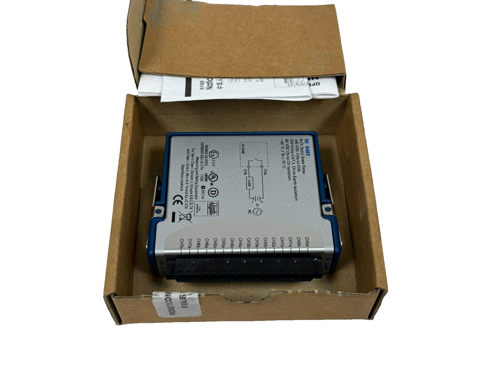 NEW NATIONAL INSTRUMENTS NI-9485 OUTPUT MODULE 779600-02 151231A-01L ...