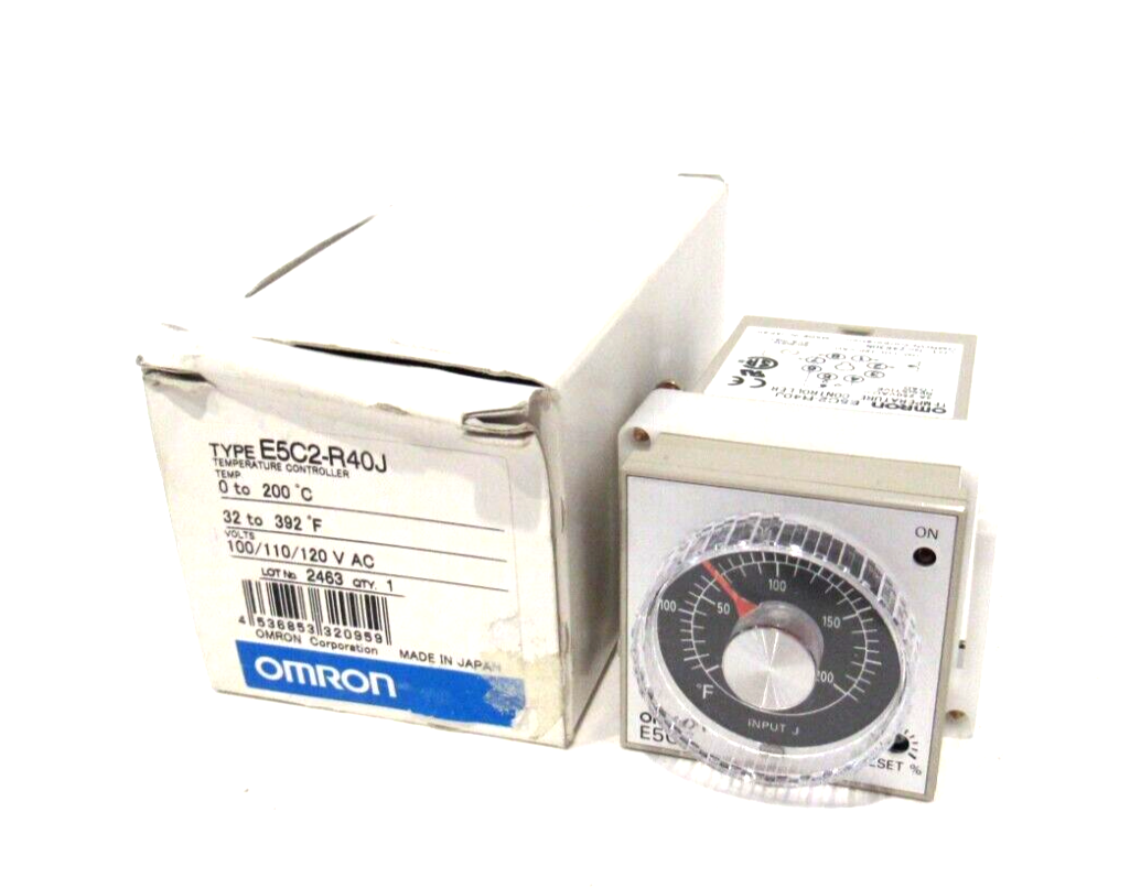 NEW OMRON E5C2-R40J TEMPERATURE CONTROLLER E5C2R40J - SB Industrial Supply, Inc.