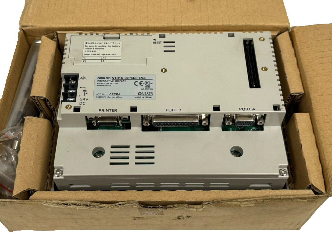 NEW OMRON NT31C-ST143-EV3 INTERACTIVE DISPLAY NT31CST143EV3 - SB ...