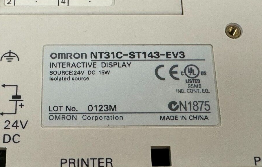 NEW OMRON NT31C-ST143-EV3 INTERACTIVE DISPLAY NT31CST143EV3 - SB ...