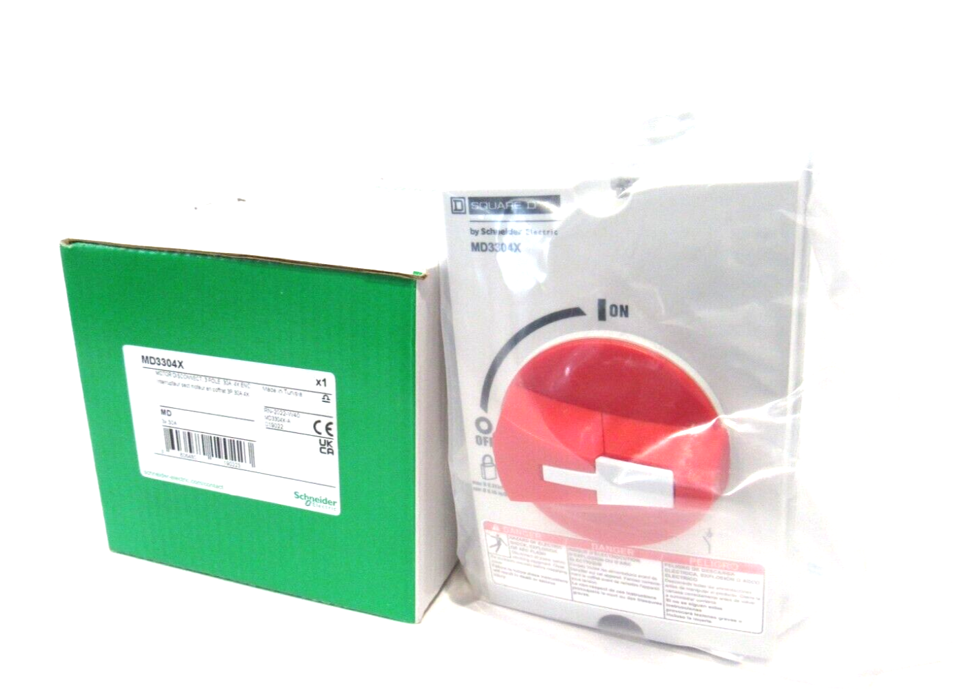 NEW SCHNEIDER ELECTRIC MD3304X DISCONNECT SWITCH - SB Industrial Supply ...