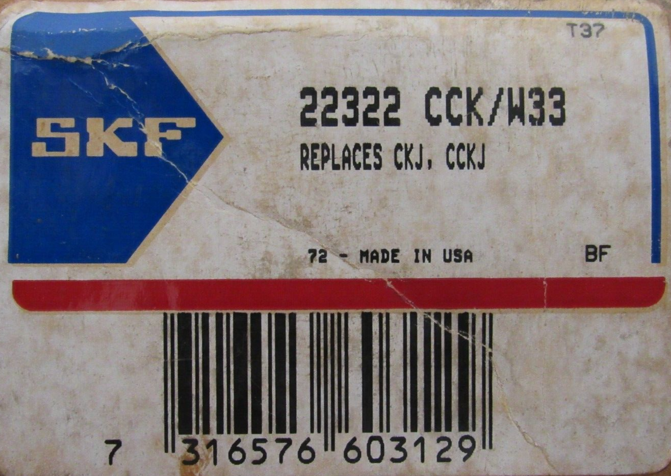 NEW SKF 22322 CCK/W33 ROLLER BEARING 22322CCKW33 - SB Industrial Supply ...