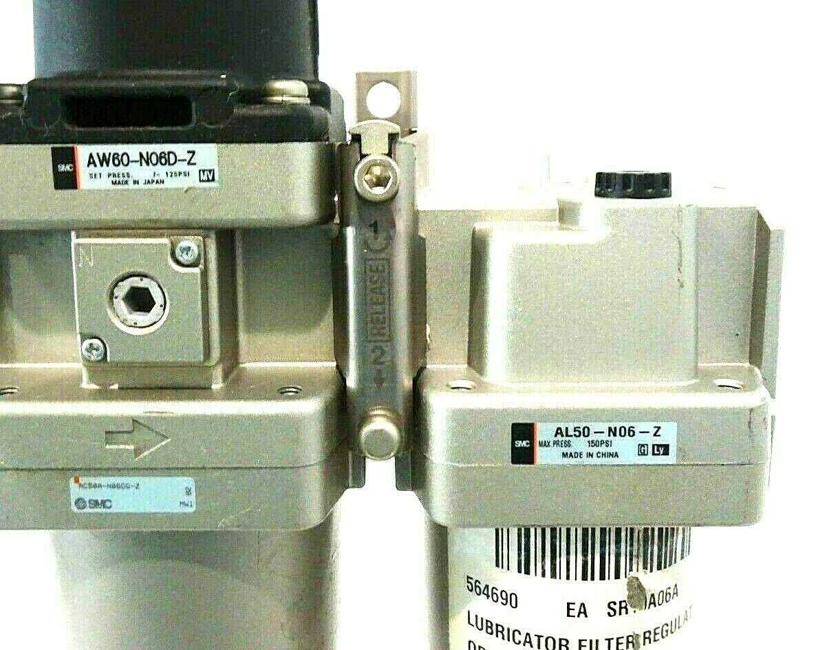 NEW SMC AW60-N06D-Z LUBRICATOR FILTER REGULATOR ASSY. AW60N06DZ - SB ...