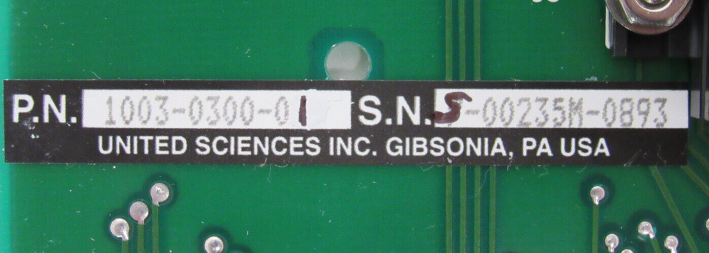 NEW UNITED SCIENCES 1003-0300-01 SIGNAL PROCESSOR BOARD 1003030001 - SB ...