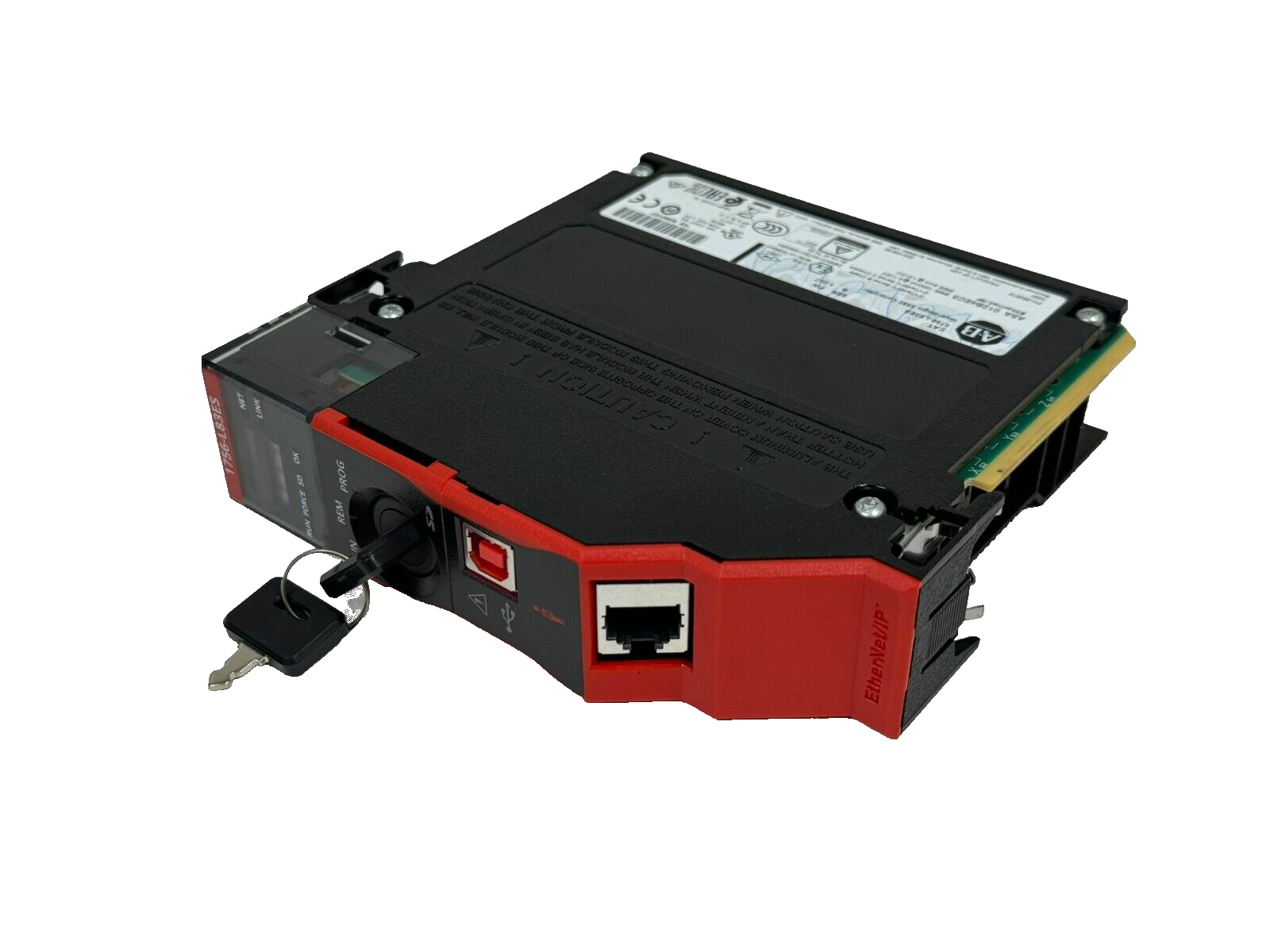 USED ALLEN BRADLEY 1756-L83ES GUARDLOGIX 5580 CPU SER. B W/ 1756-PB75 ...