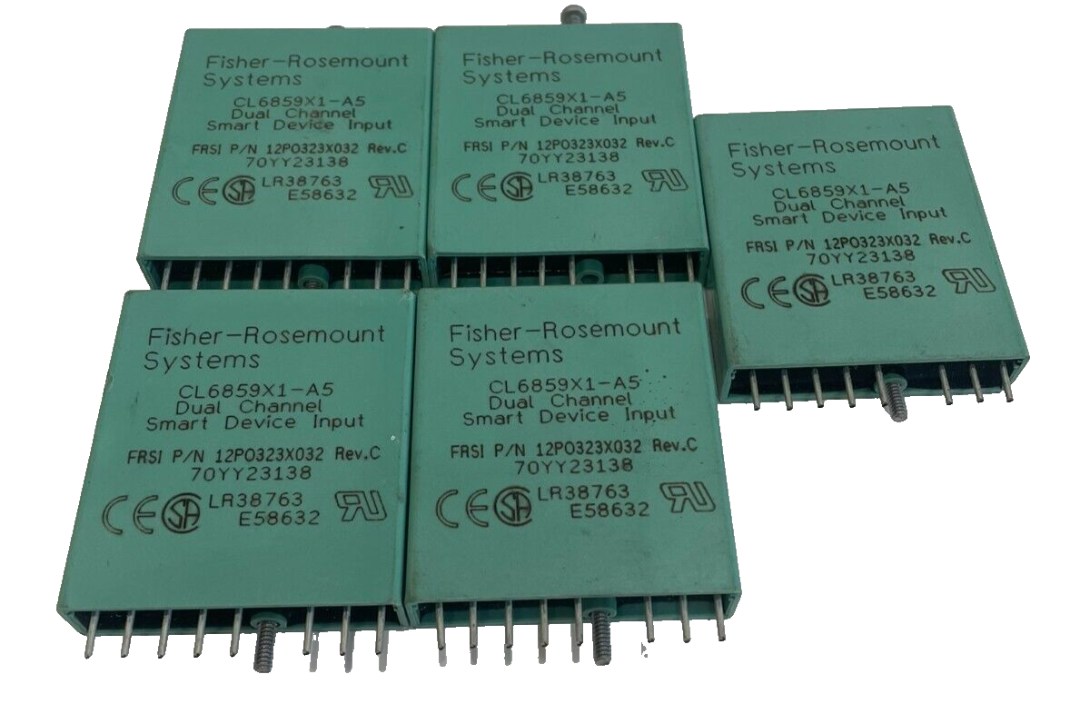 USED FISHER-ROSEMOUNT 12P0323X032 INPUT MODULE REV. C LOT OF 5 - SB ...
