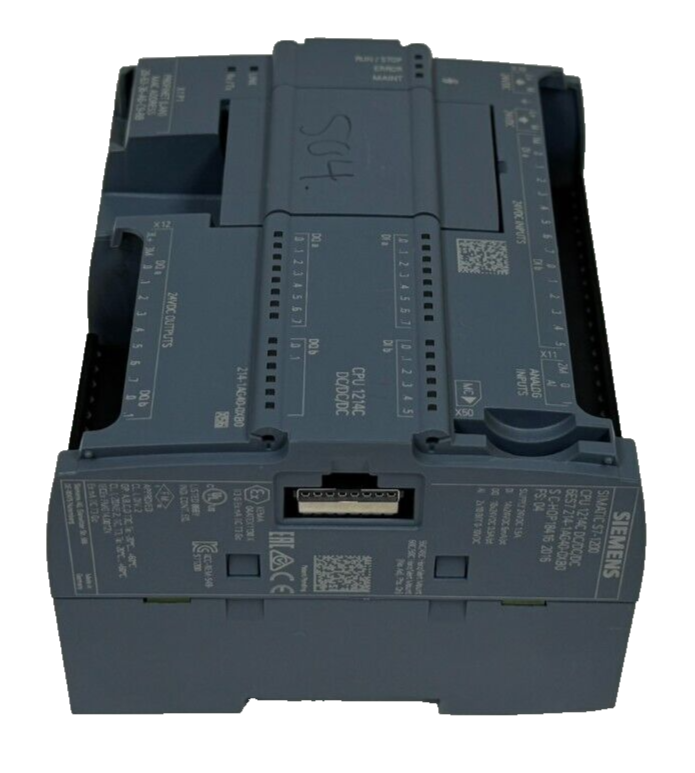 USED SIEMENS 6ES7 214-1AG40-0XB0 CPU MODULE S7-1200 CPU 1214C DC/DC/DC ...